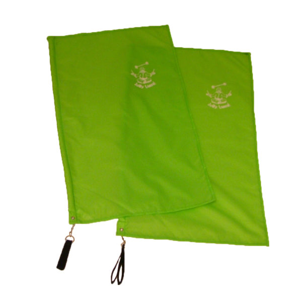 Flag Poi made of rip-stop nylon from Jolly Lama Creations